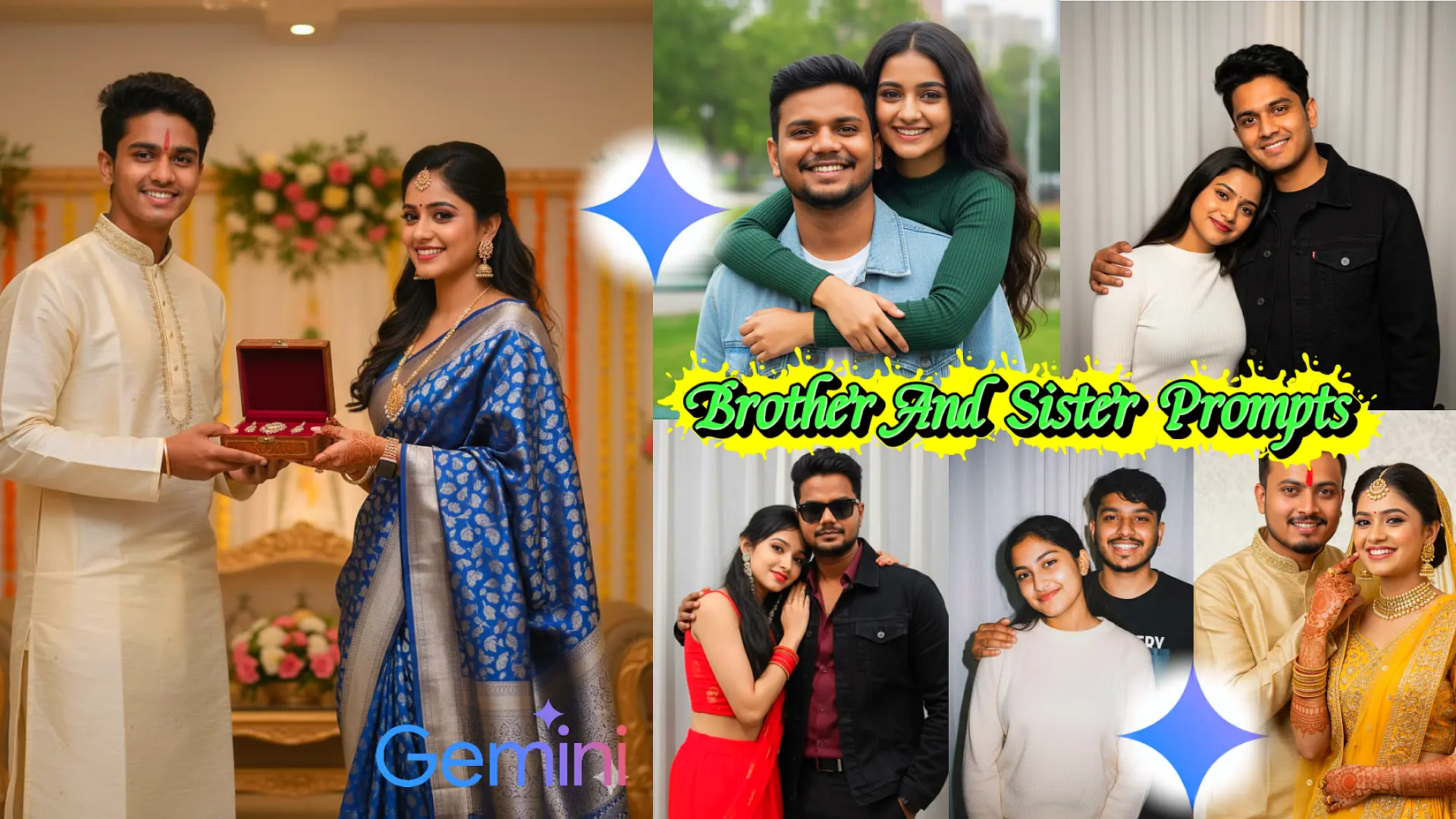 Best Brother And Sister Prompt for Gemini AI to Generate Realistic ...